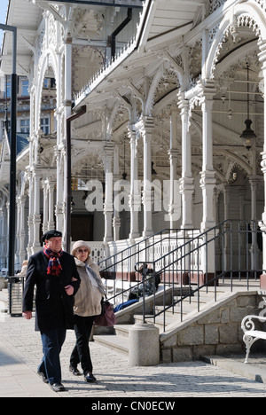 Market Colonnade, Karlovy Vary (Carlsbad), Czech Republic. World-famous ...