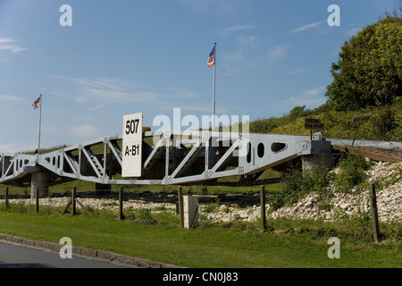 Section of floating bridge from D Day in the Vierville draw on Omaha ...