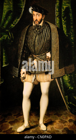 French: Henri II (1519-1559), roi de France Henry II of France. from ...