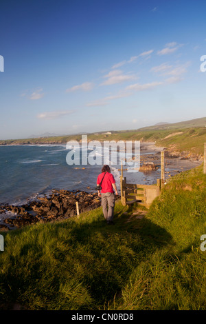 Traeth Penllech near Porth Colmon on the Lleyn Peninsula Gwynedd North ...