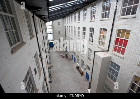interior of regenerated conway mill a former linen mill in west Belfast ...