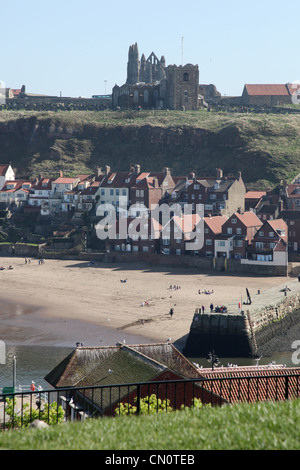 View across Whitby harbour, North Yorkshire Stock Photo - Alamy