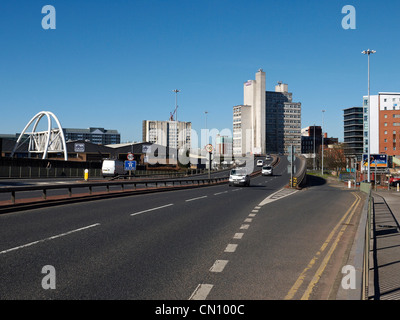 A57 (M) The Mancunian Way, motorway, Manchester, UK Stock Photo - Alamy