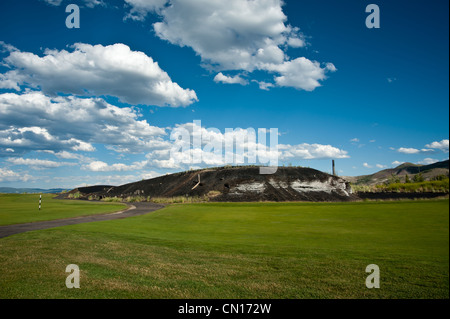 The "Old Works Golf Course" in Anaconda, Montana. The Golf course was ...