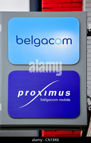 Logo of the Belgian mobile telephony provider Proximus Stock Photo - Alamy