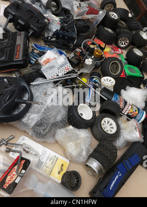 Pile Of Remote Control Car Parts Stock Photo - Alamy
