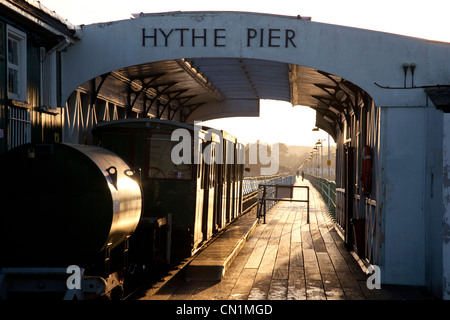Hythe Ferry and Pier Railway Terminal, Southampton; England; UK Stock ...