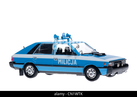 Model Polonez 1500 milicja car on white background Stock Photo - Alamy