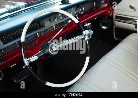 Interior in a old Cadillac Stock Photo - Alamy