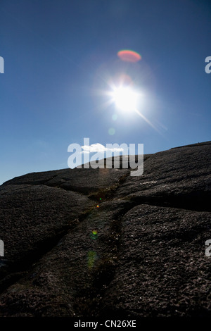 Acadia National Park (Maine, USA), rocky coastline and beaches, wide ...