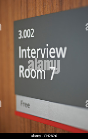 Police station interview room Stock Photo - Alamy