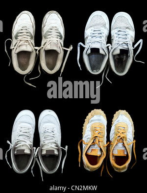 Worn out trainers Stock Photo - Alamy