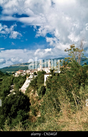 Campli, Teramo Province, Abruzzo, Italy. Medieval crypt of the twelfth ...