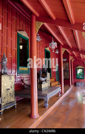 Thailand, Bangkok. The Prasart Museum. The Red Palace, inspired by ...