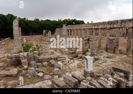 Roman ruins, Cyrene, UNESCO World Heritage Site, Cyrenaica, Libya ...