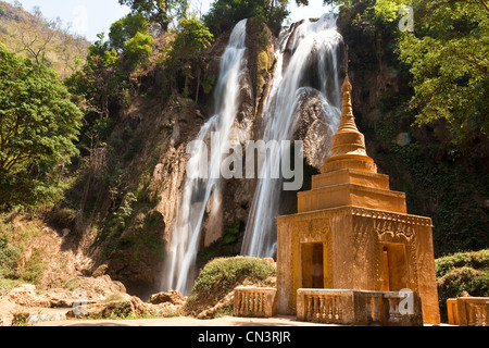 Myanmar (Burma), Mandalay division, Pyin U Lwin, Anisakan waterfalls ...