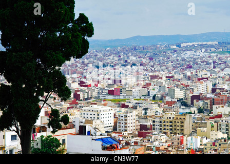 View of Tangier from Charf Hill, Tangier, Morocco, North Africa Stock ...
