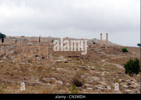 Overview, Cyrene, UNESCO World Heritage Site, Libya, North Africa ...