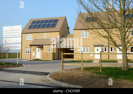 Brand new Housing Association properties, Combe, Oxfordshire, UK Stock ...