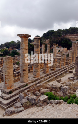 Cyrene. Libya. View at the Sanctuary of Apollo of the Temple of Apollo ...