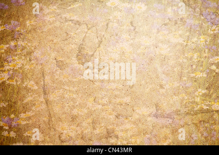 Old paper texture. Crumpled and destroyed surface with irregular ...