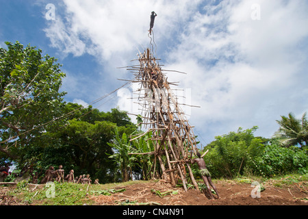 Vanuatu, Penama Province, Pentecost Island, Lonorore, Naghol ...