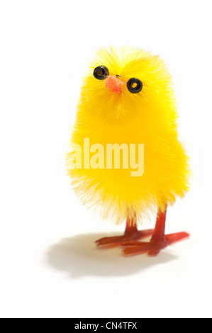 Single easter chick decoration studio cutout Stock Photo - Alamy