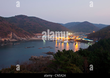South Korea, Incheon, Ongjin County, Baengnyeong Island, South Korean ...
