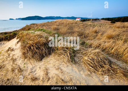 South Korea, South Chungcheong Province, Anmyeondo, beach sunset and ...