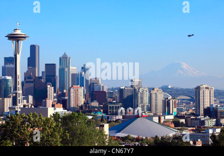 Seattle skyline portraits, WA. state Stock Photo - Alamy