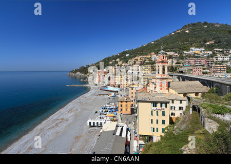 overview of Sori, small town in Liguria, Italy Stock Photo - Alamy