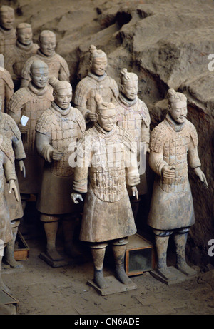 Stock Photo - Terracotta Army, an ancient collection of sculptures ...