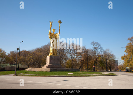 The Republic Statue from the World's Fair Columbian Exposition of 1893 ...