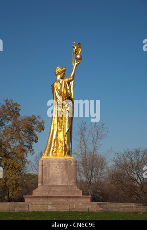 The Republic Statue from the World's Fair Columbian Exposition of 1893 ...