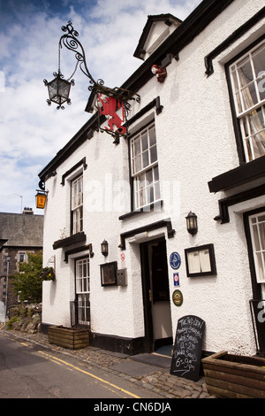 the red lion inn hawkshead village lake district, cumbria, england, uk ...