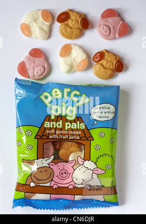 Percy Pig sweets Stock Photo - Alamy