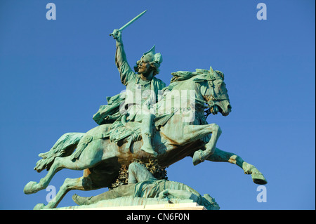 Statue of Vercingetorix by Bartholdi, on Place de Jaude, in Clermont ...