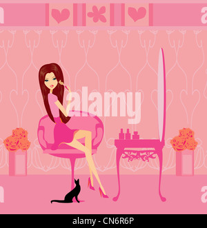 make up at home Stock Photo - Alamy