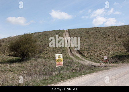 Salisbury Plain British Army training ground, Wiltshire, England, UK ...