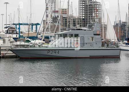 P294 HMS Trumpeter. British Royal Navy Vosper Thorneycroft P2000 type ...