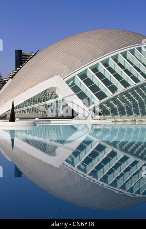 L'Hemispheric in the city of Arts and Sciences Valencia Spain Stock ...
