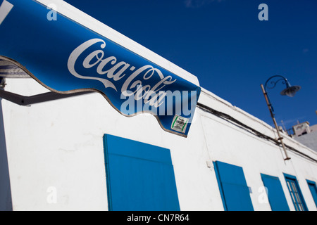 Greek Coca Cola sign Stock Photo - Alamy