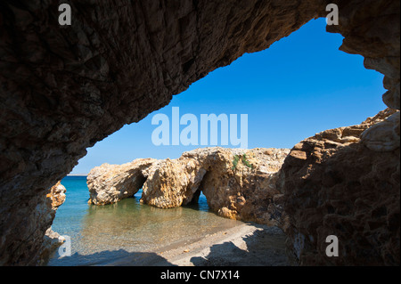 Greece, Lemnos Island, creek near Fanaraki beach in Moudros Bay Stock ...