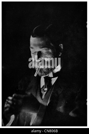 HRH Prince of Wales future Edward VII smoking Stock Photo - Alamy
