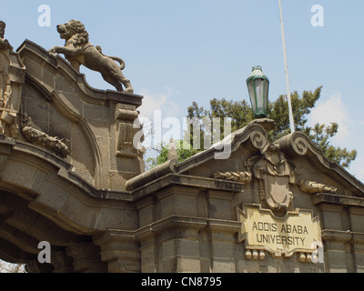 Entrance to Addis Ababa University in Ethiopia Stock Photo - Alamy