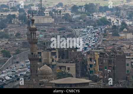 An overview of Cairo from the Citadel Stock Photo - Alamy