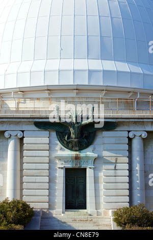 France, Alpes-Maritimes, Nice, Mont Gros, the observatory designed by ...