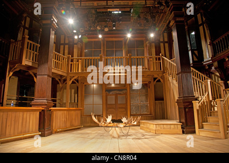 Folger Shakespeare Theatre stage - Washington, DC USA Stock Photo - Alamy