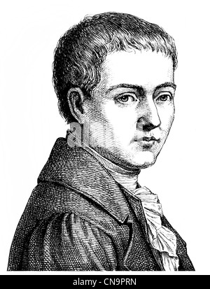 Bernd Heinrich Wilhelm von Kleist. Portrait of the German poet ...
