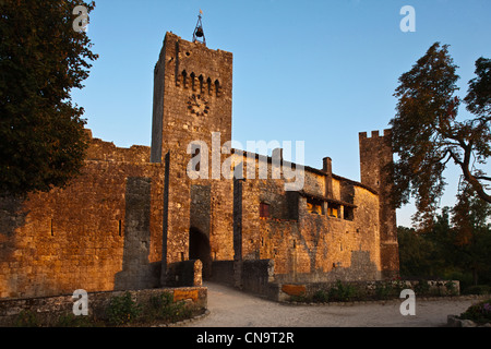 France, Gers, Larressingle, labeled Les Plus Beaux Villages de France ...